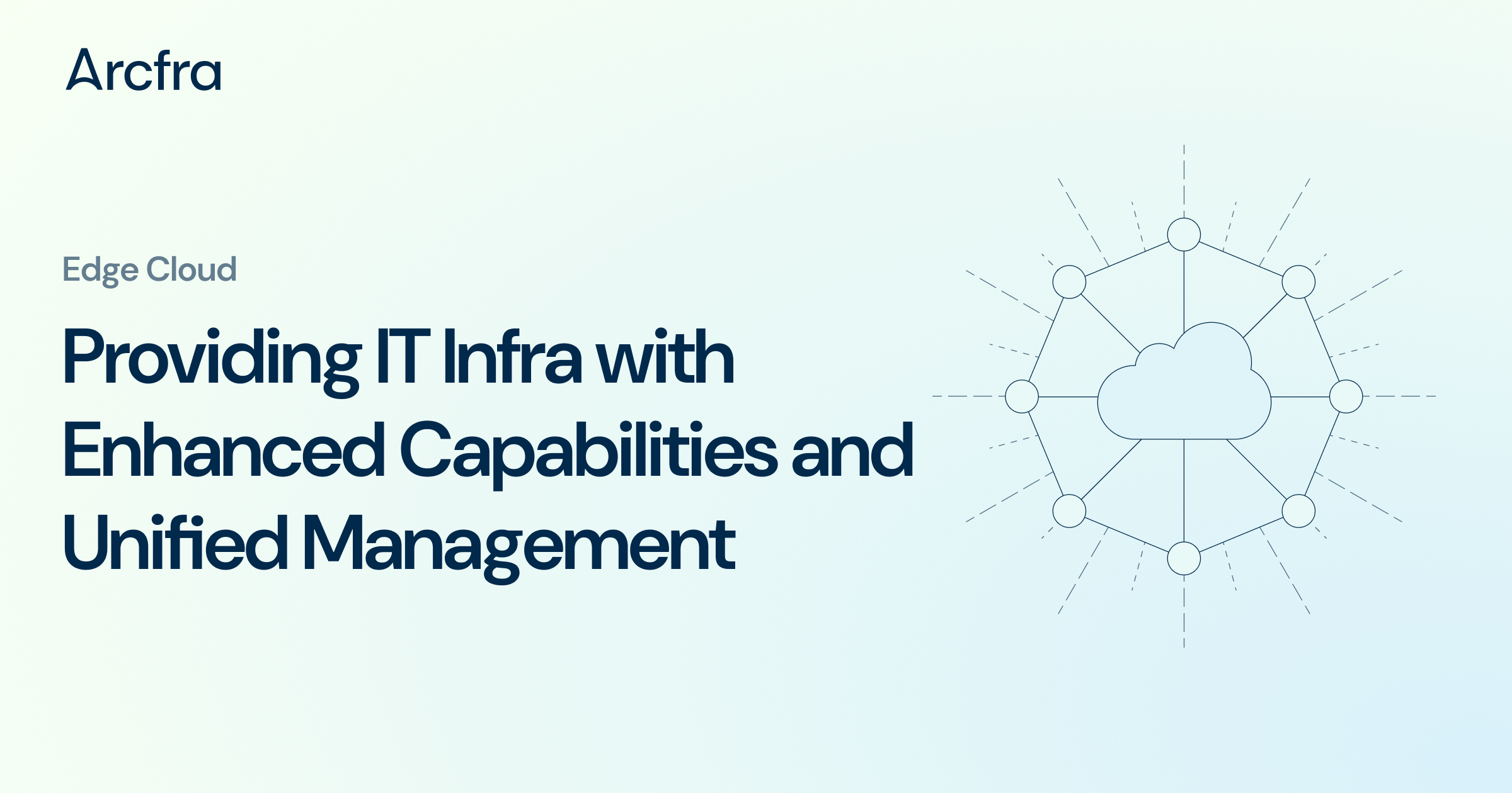 Introducing Arcfra Edge Cloud Solution, Providing IT Infra with ...